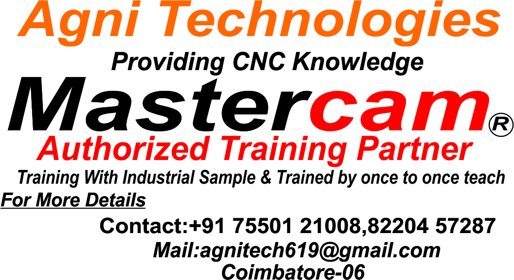 CNC Training Centre in Coimbatore, Mastercam Programming Training